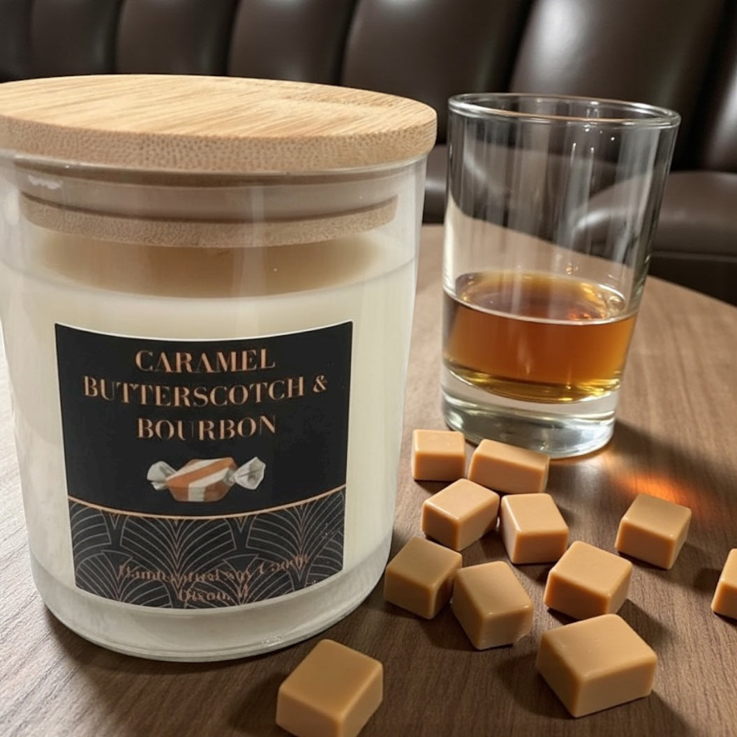 Caramel Butterscotch & Bourbon – Black Cat Candle